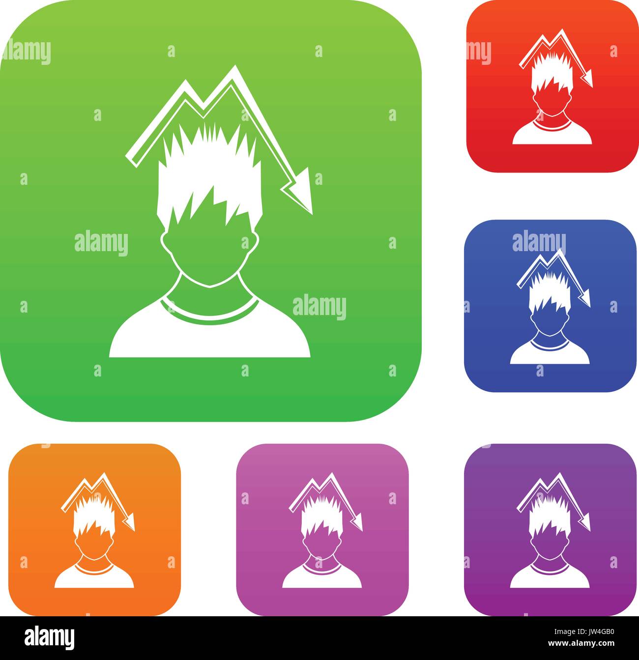 Person falling over Stock Vector Images - Alamy