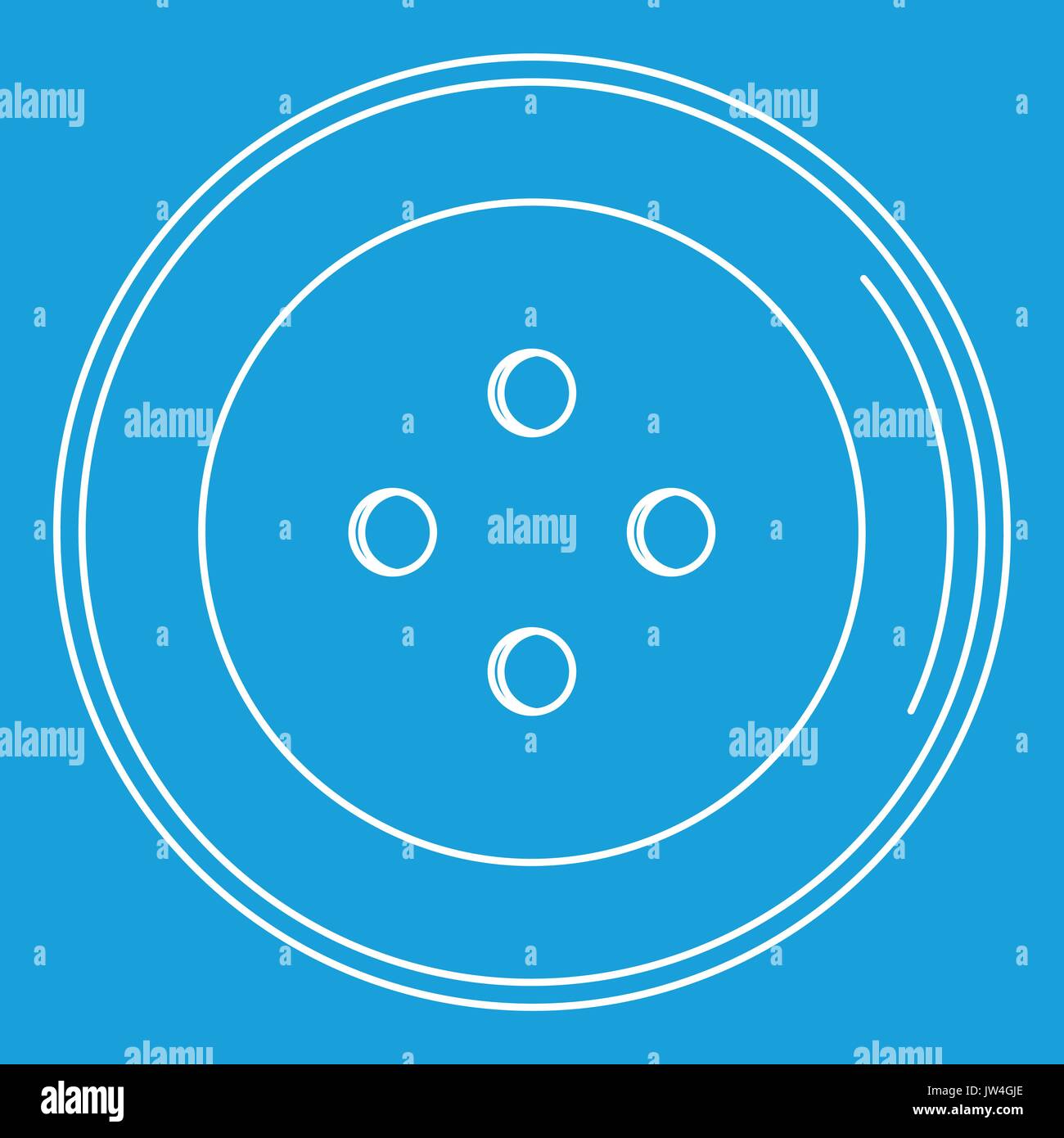 Sewing button icon, outline style Stock Vector Image & Art - Alamy