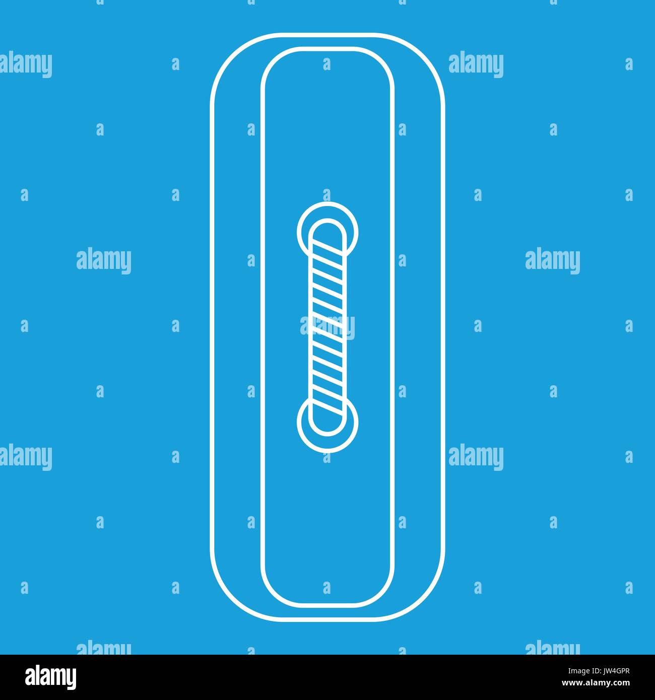 Rectangular sewing button icon, outline style Stock Vector Image & Art ...