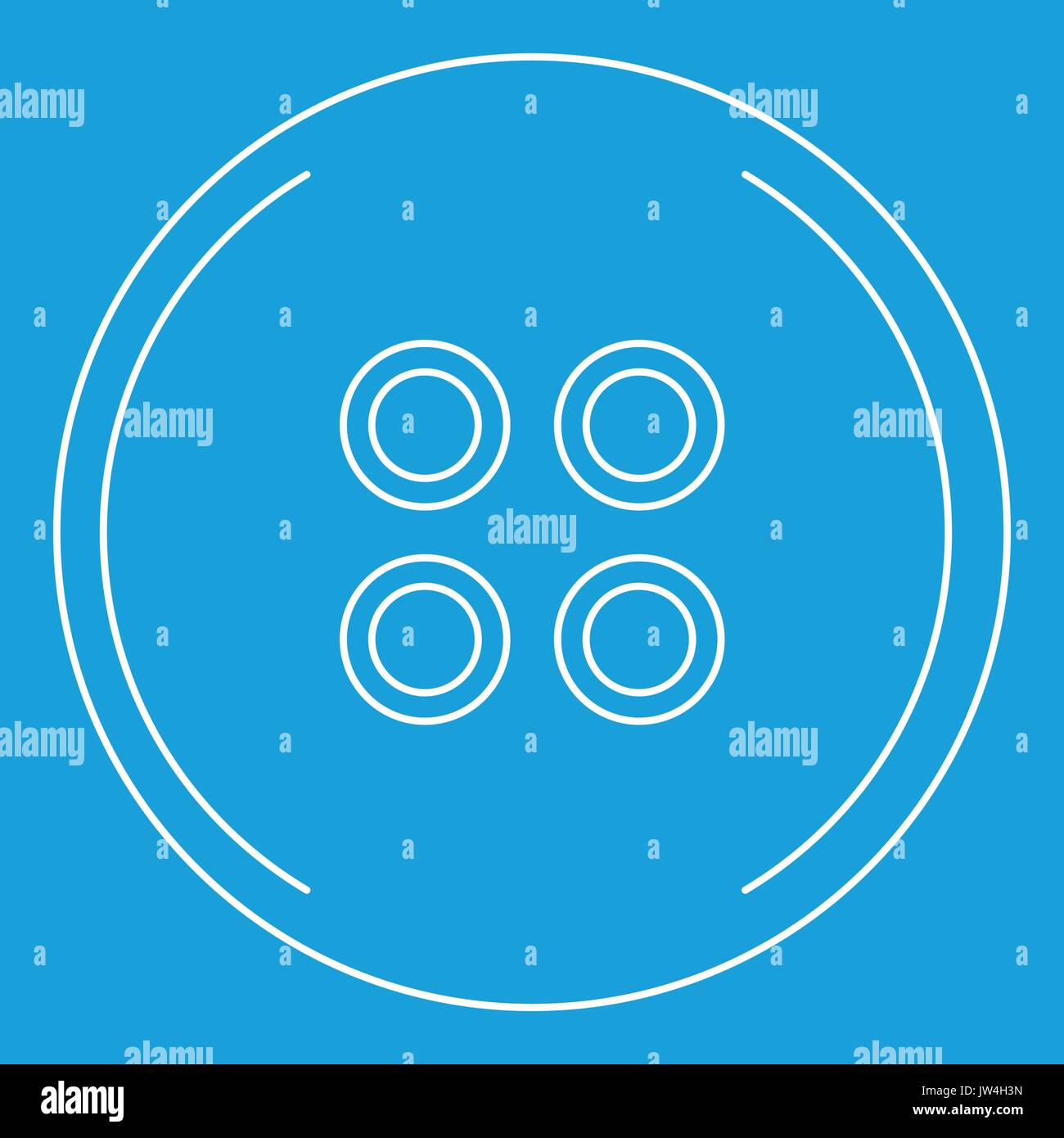 Button for sewing icon, outline style Stock Vector Image & Art - Alamy