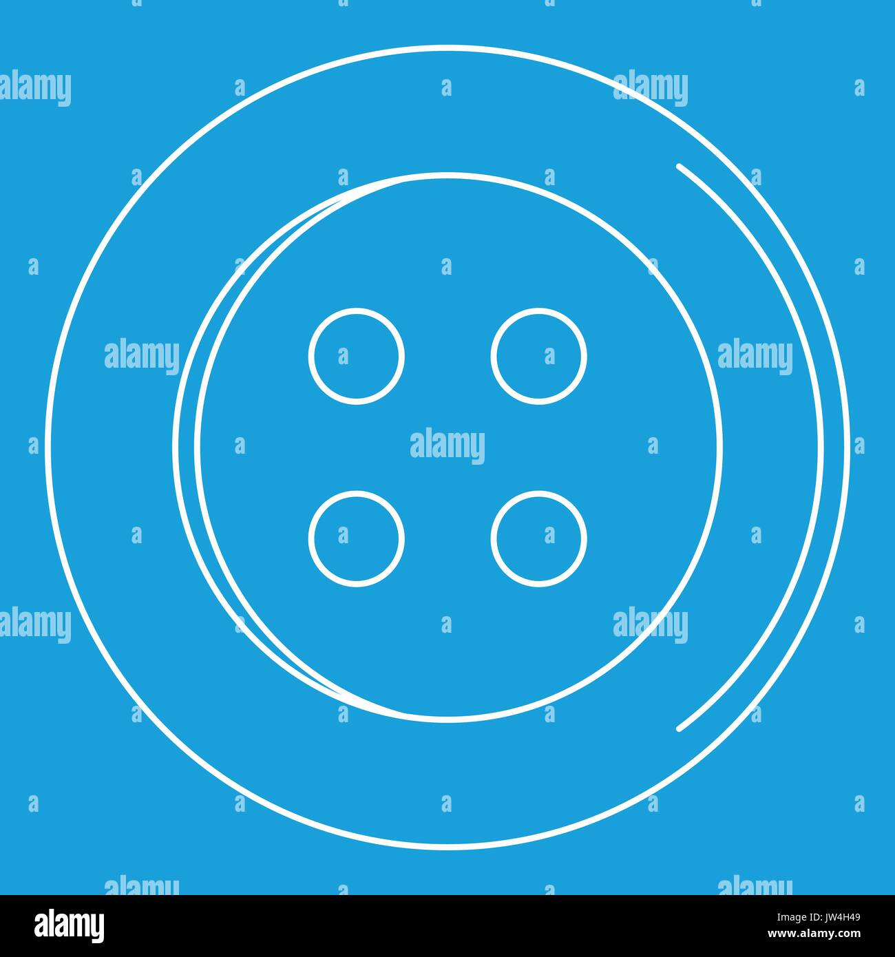 Sewing button icon, outline style Stock Vector Image & Art - Alamy