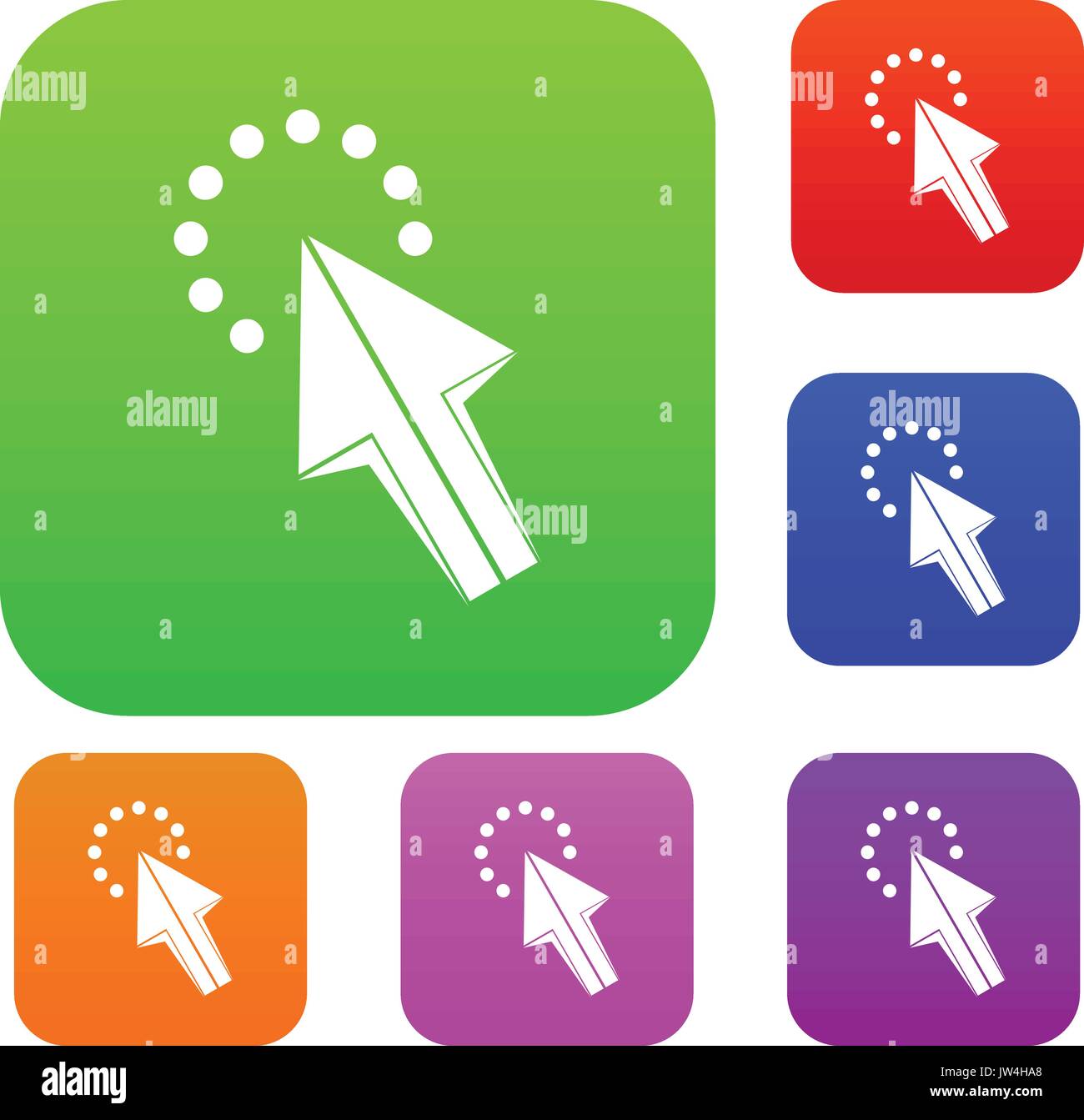 Click set collection Stock Vector Image & Art - Alamy