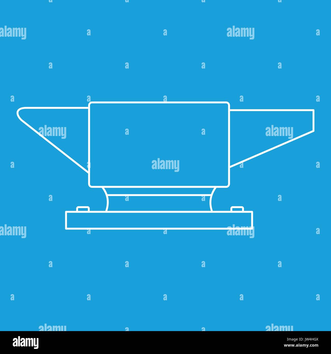 Anvil icon, outline style Stock Vector Image & Art - Alamy