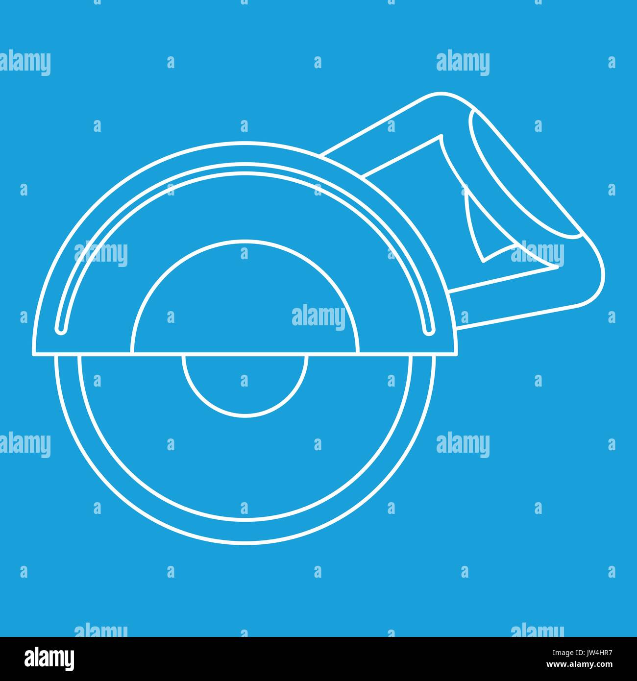 Cut off machine icon, outline style Stock Vector Image & Art - Alamy