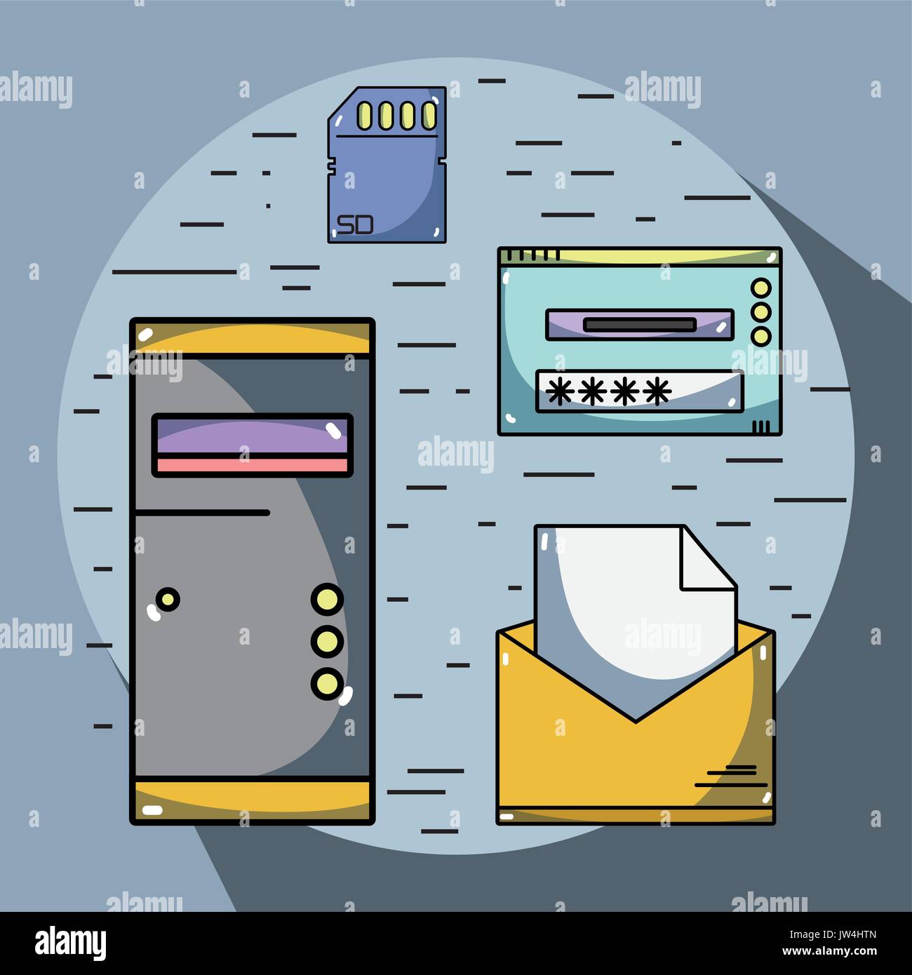 security data center connection server Stock Vector Image & Art - Alamy