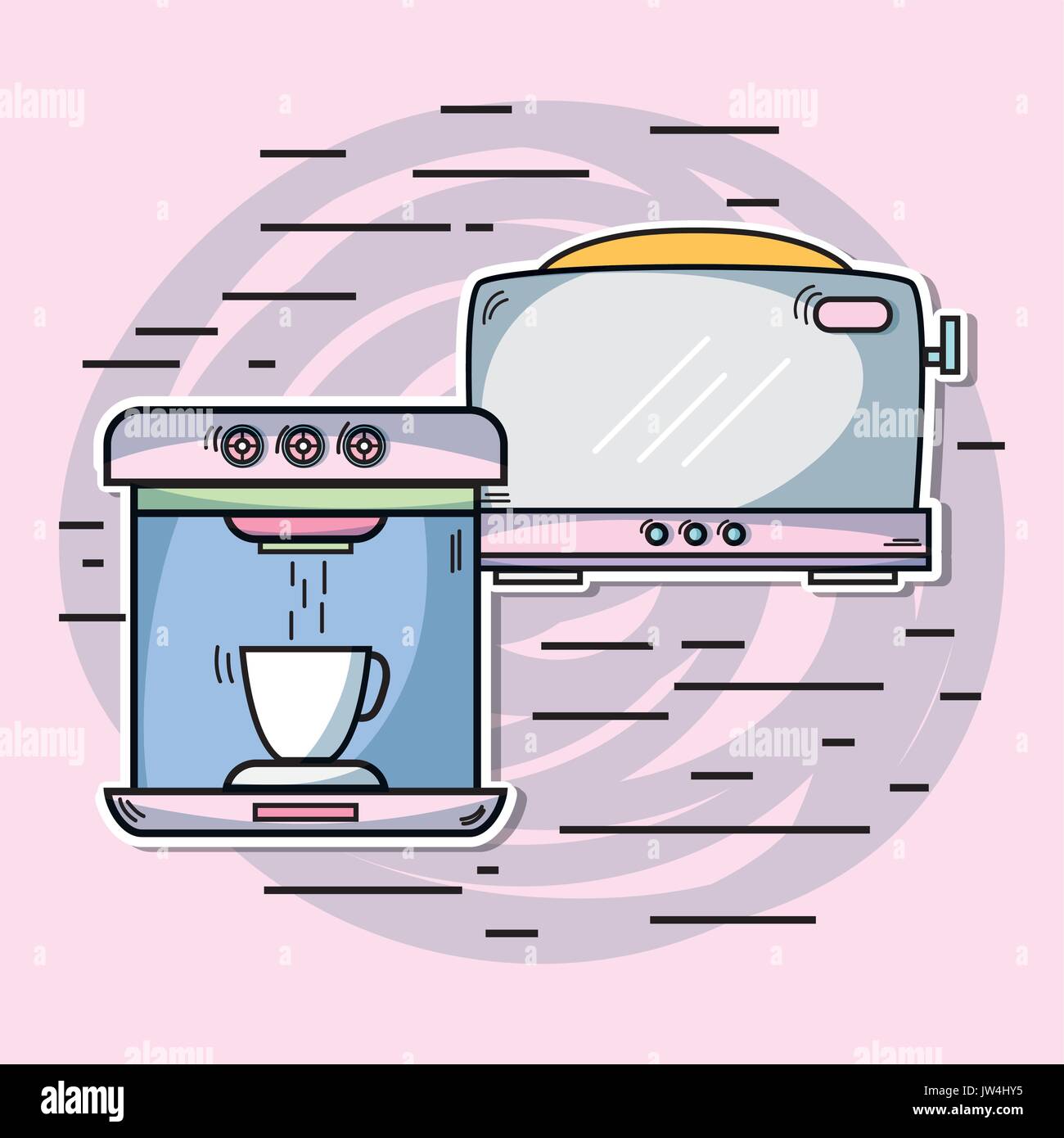 technology machines to used in the kitchen Stock Vector Image & Art - Alamy