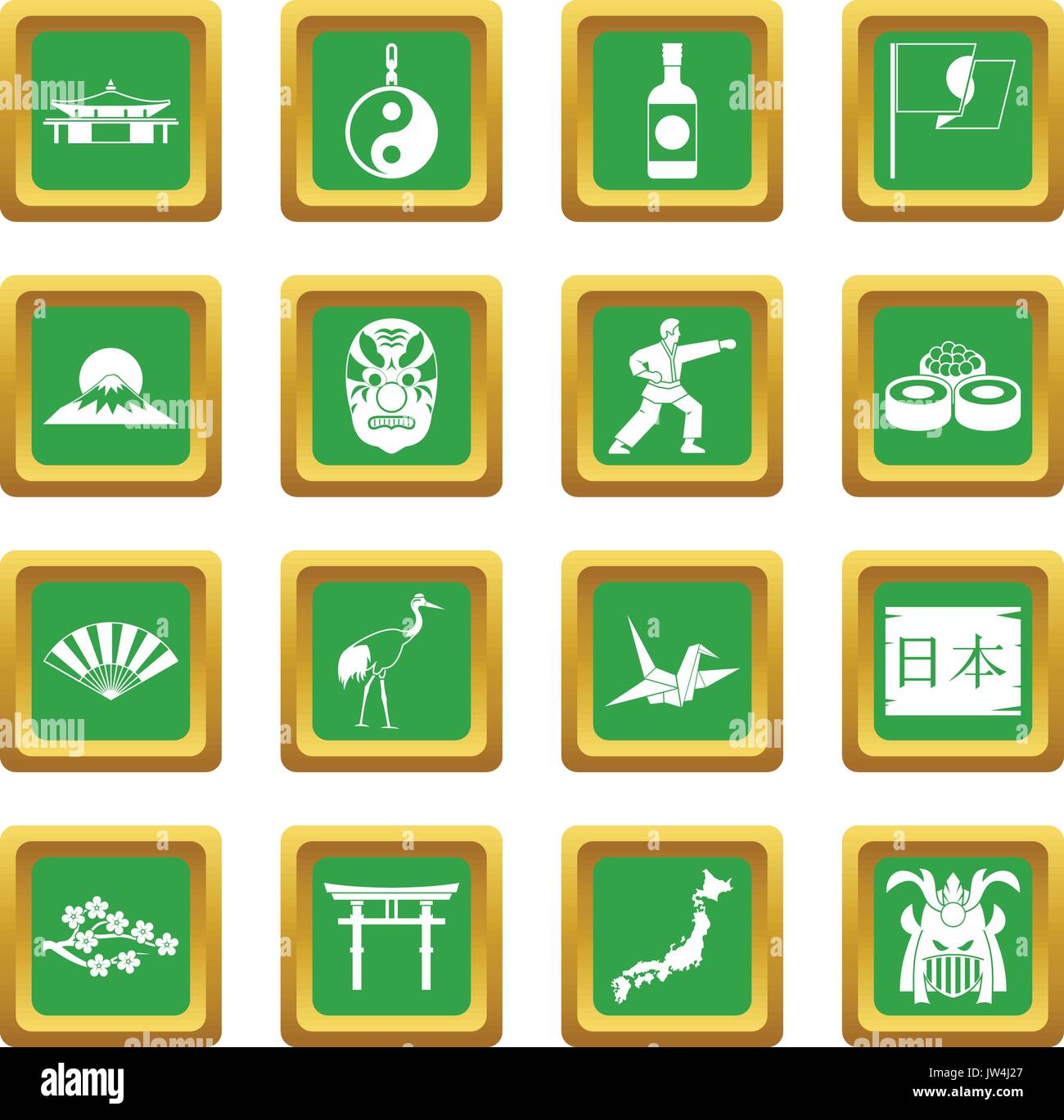 Green pagoda Stock Vector Images - Alamy