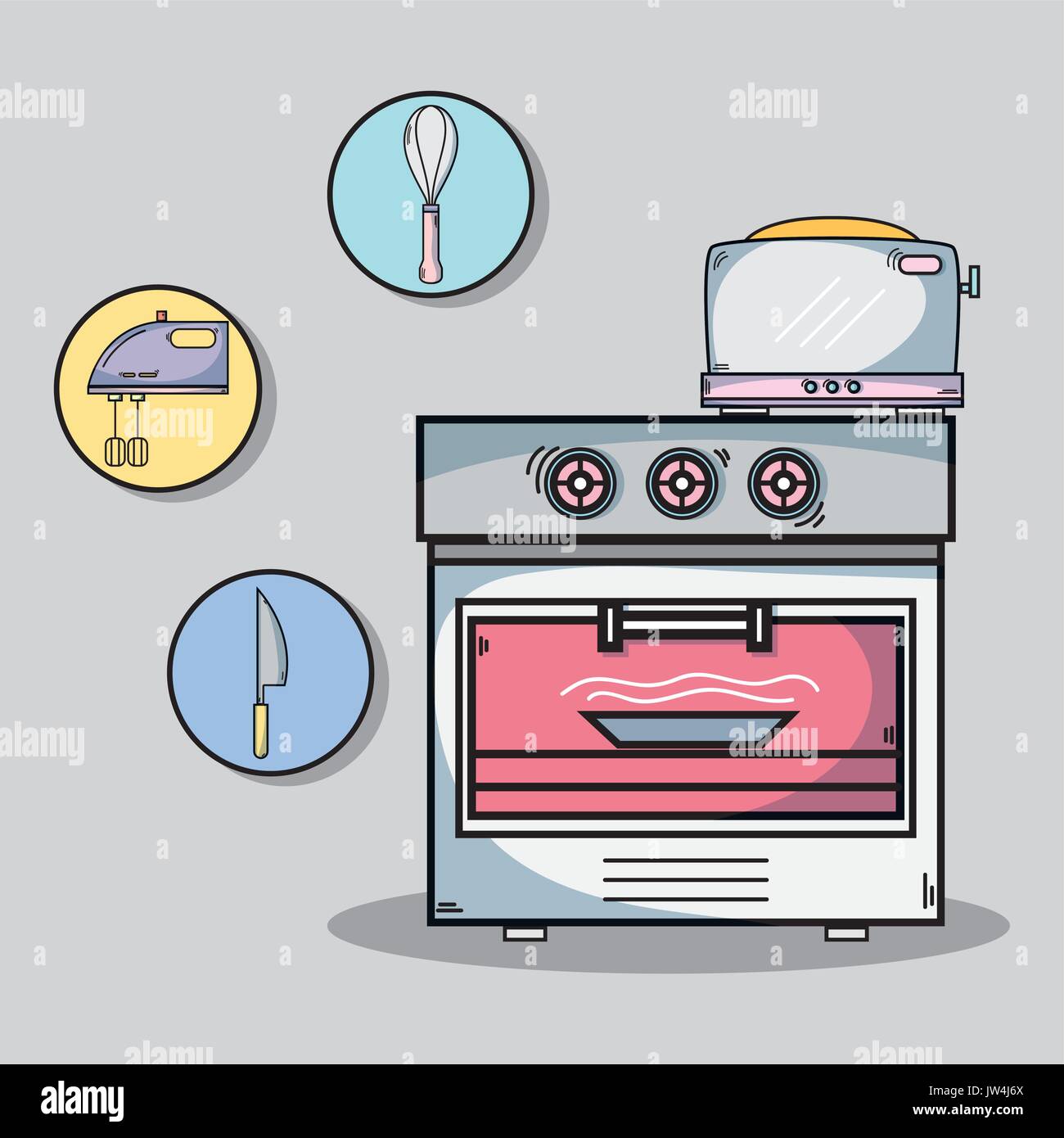 technology machines to used in the kitchen Stock Vector Image & Art - Alamy