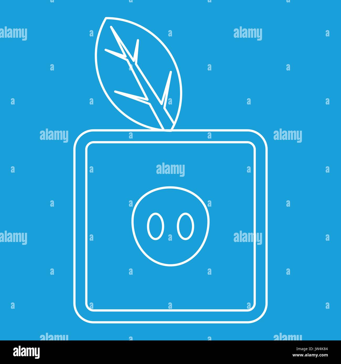 Square apple icon, outline style Stock Vector Image & Art - Alamy