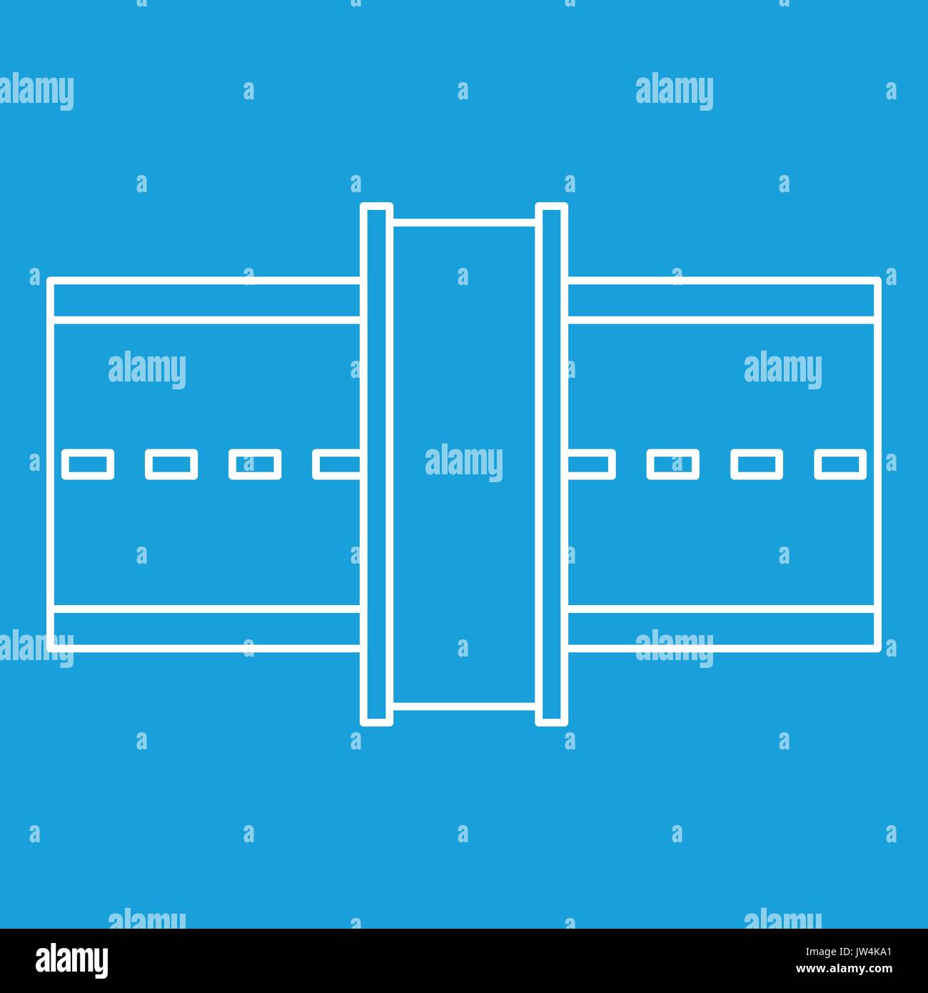 Road icon, outline style Stock Vector Image & Art - Alamy
