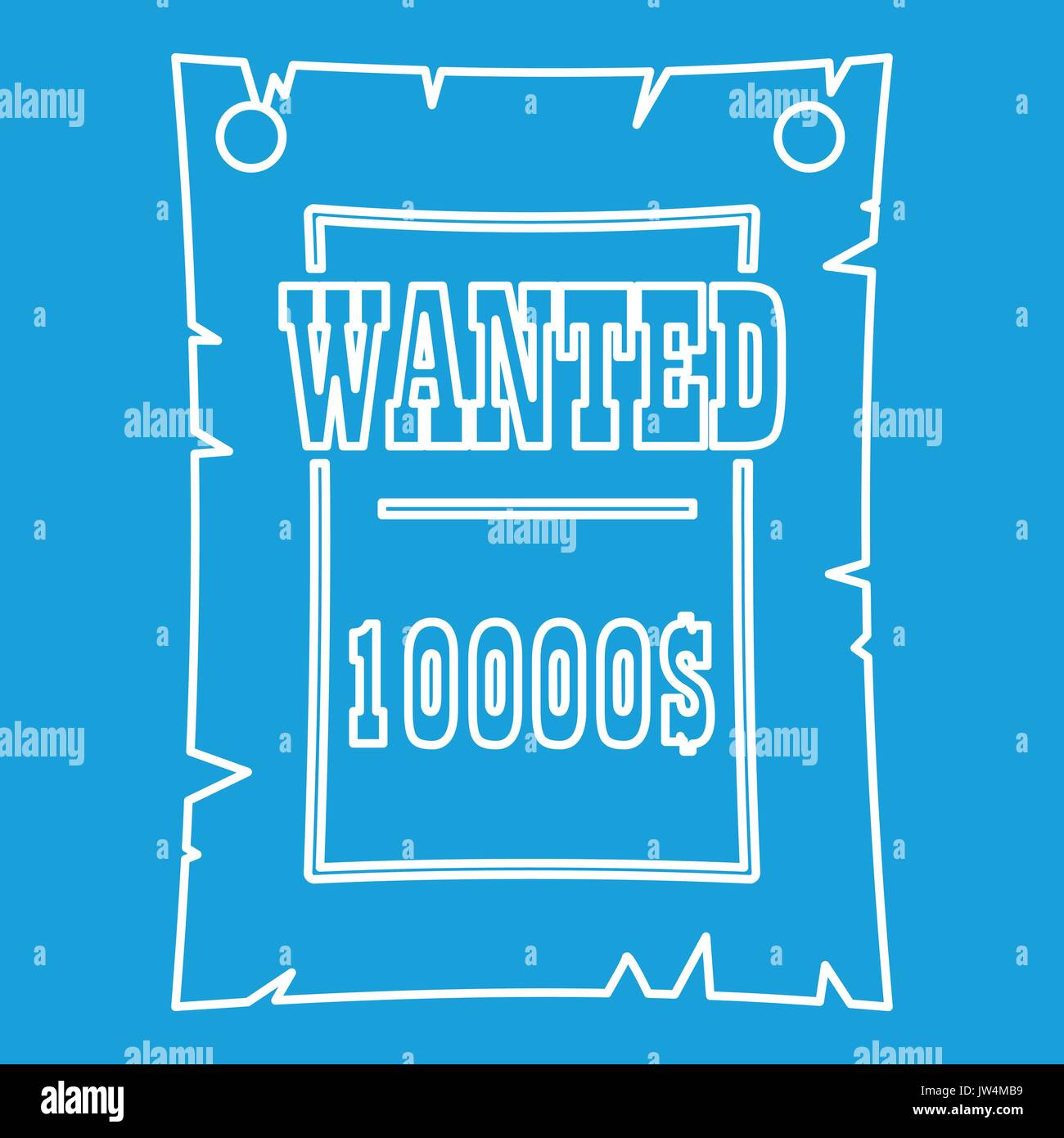 Wanted sign board notice Stock Vector Images - Alamy