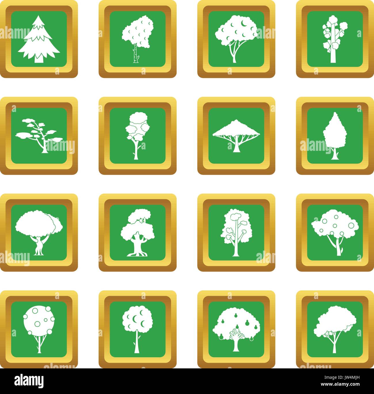 Trees Pine Bark Stock Vector Images - Alamy