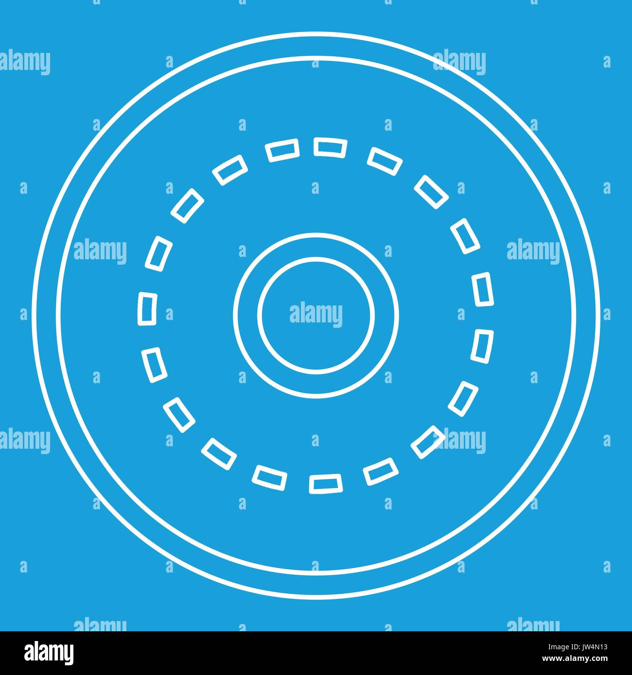 Circle road icon, outline style Stock Vector Image & Art - Alamy