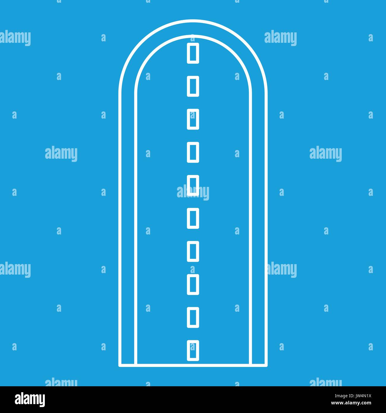 Road section icon, outline style Stock Vector Image & Art - Alamy