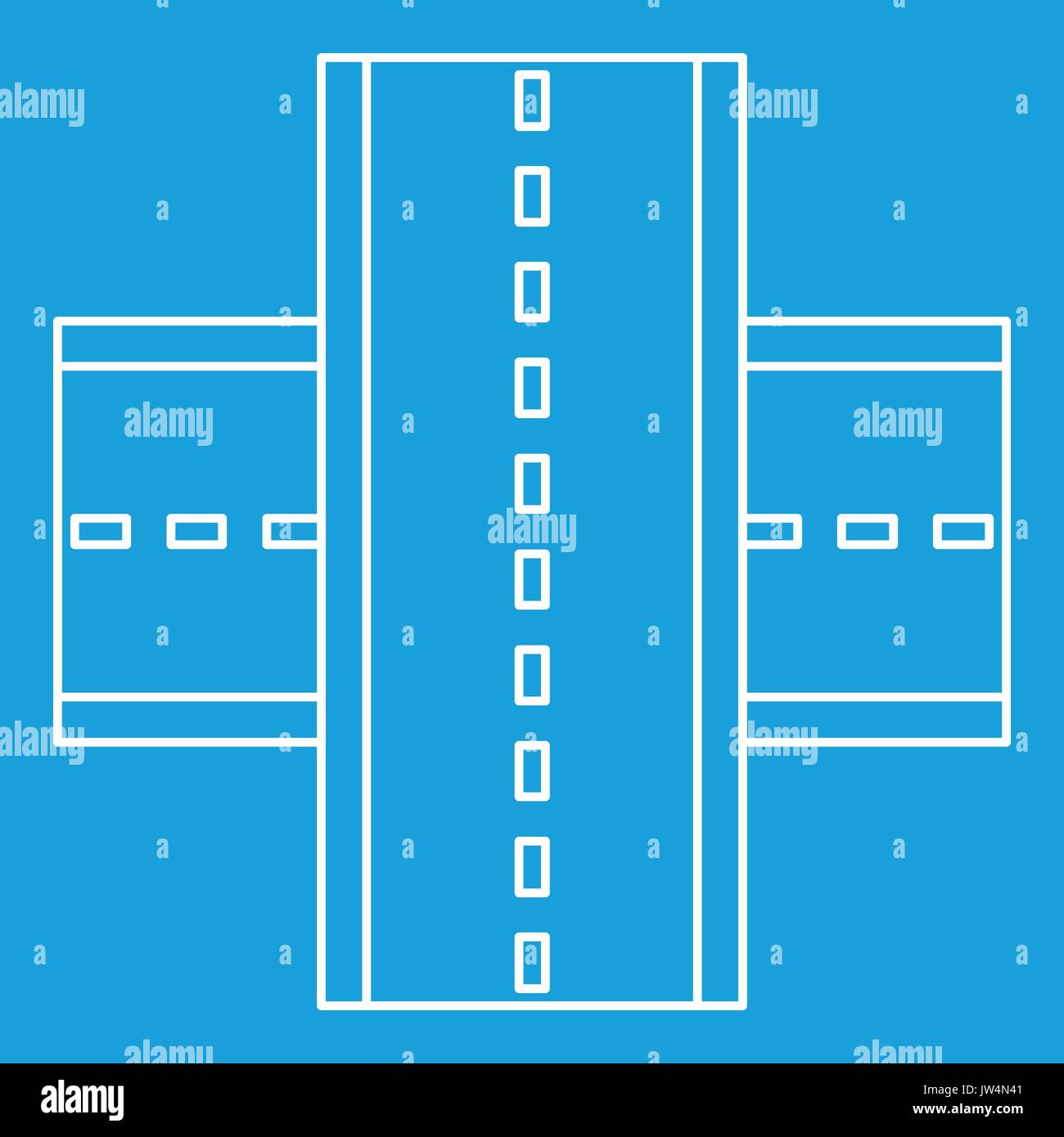 Multiple level highway icon, outline style Stock Vector Image & Art - Alamy