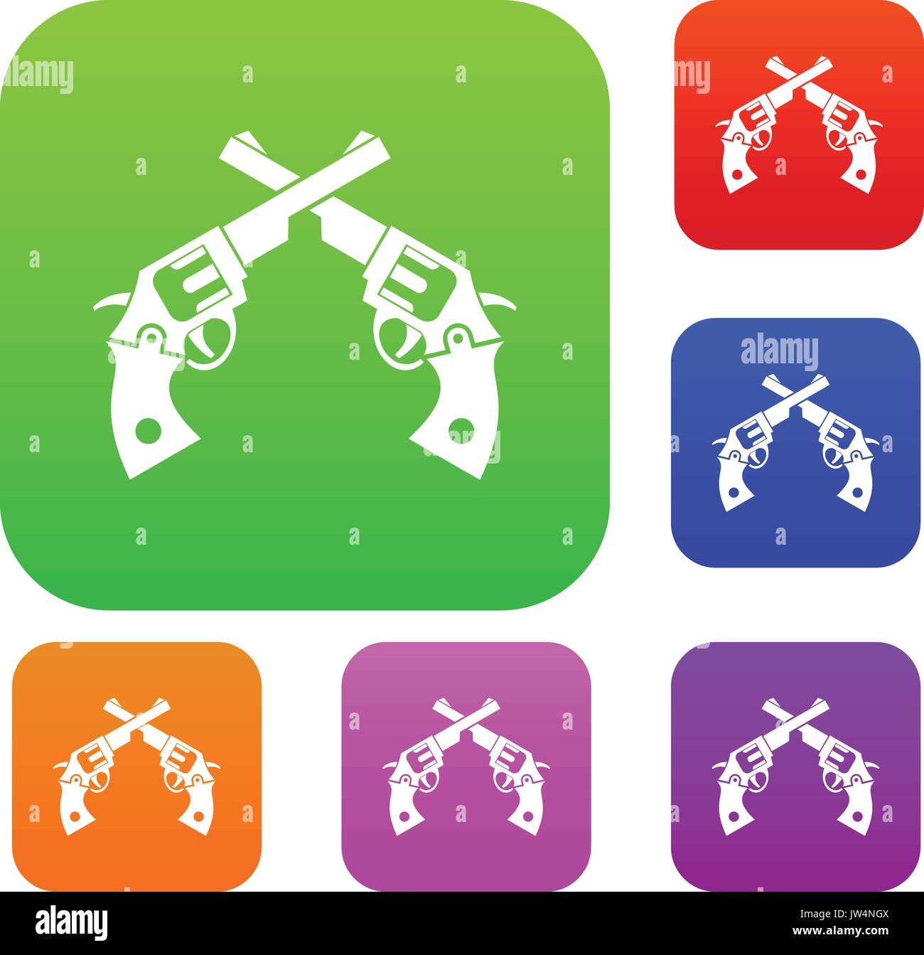Revolvers set collection Stock Vector Image & Art - Alamy