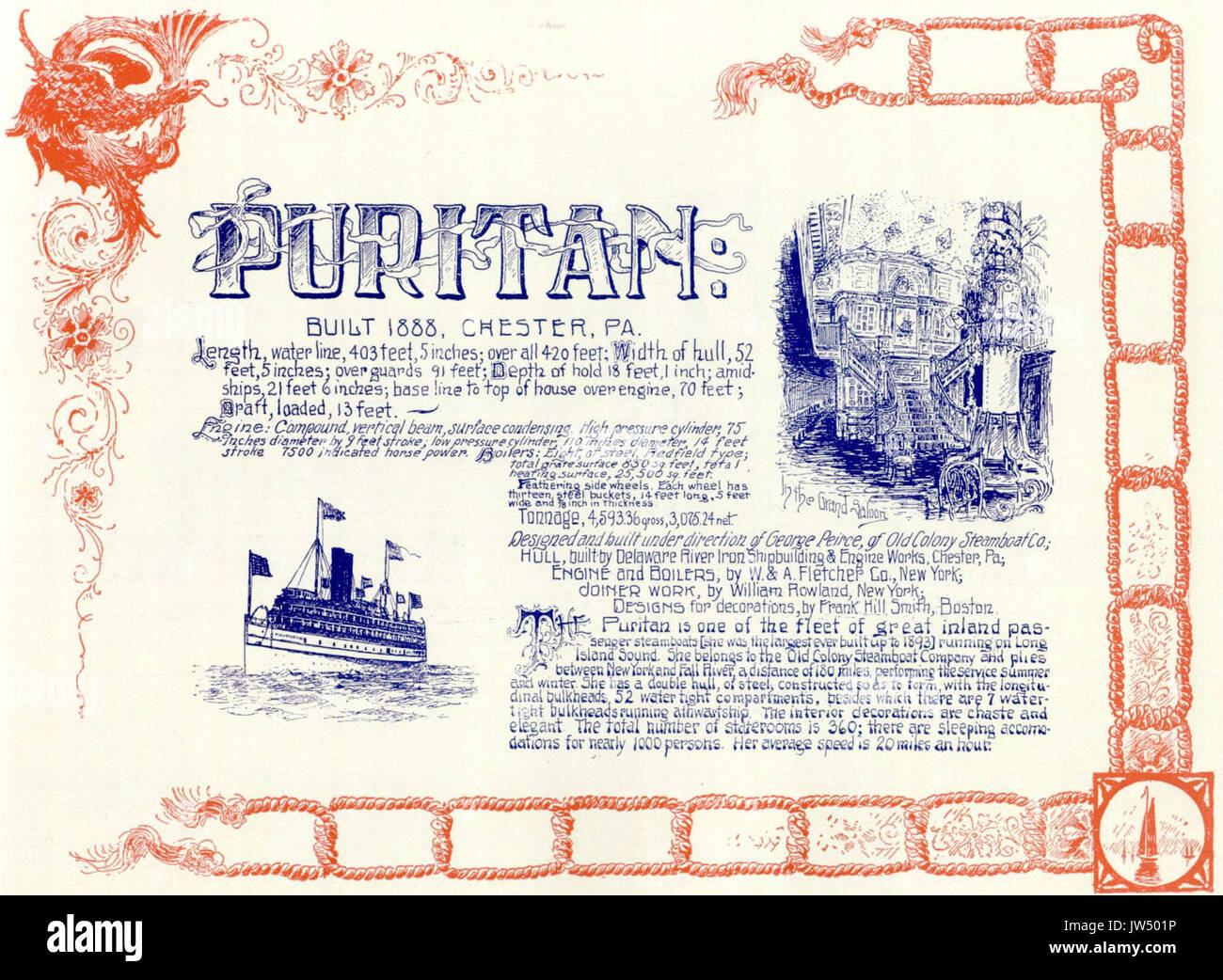 Steamship puritan hi-res stock photography and images - Alamy