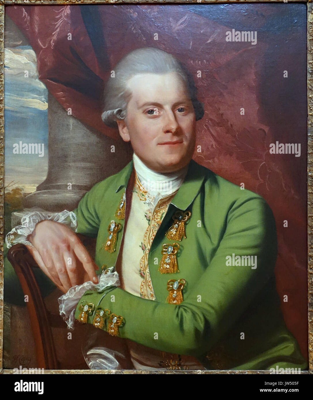 Nathan Hyde, Squire of Hyde, by John Singleton Copley, 1777, oil on ...