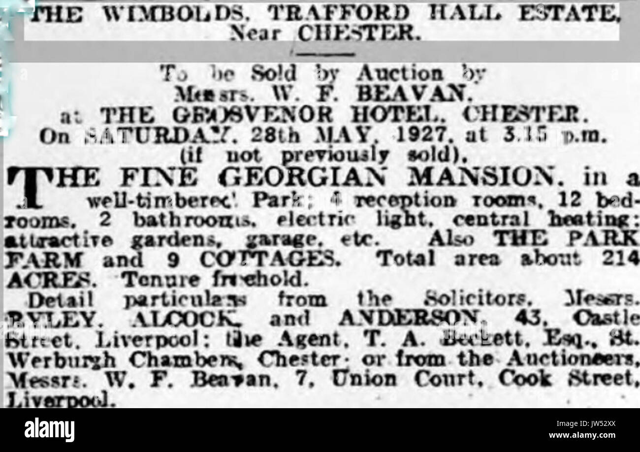 Old trafford map hi-res stock photography and images - Alamy