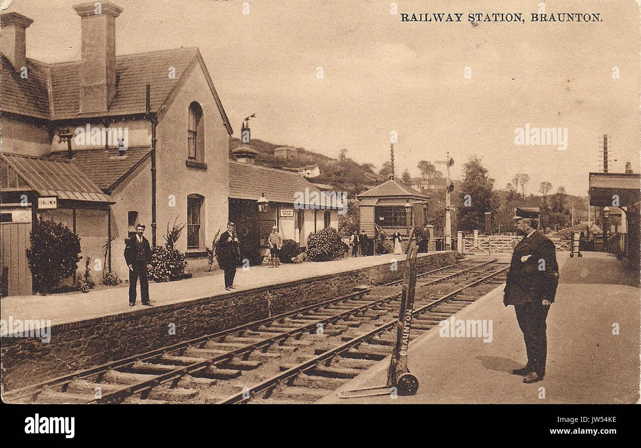 Map of braunton hi-res stock photography and images - Alamy