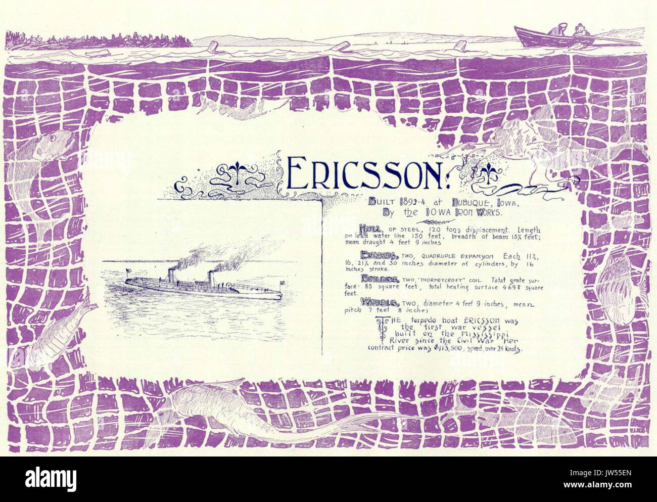 Ericsson torpedo boat hi-res stock photography and images - Alamy