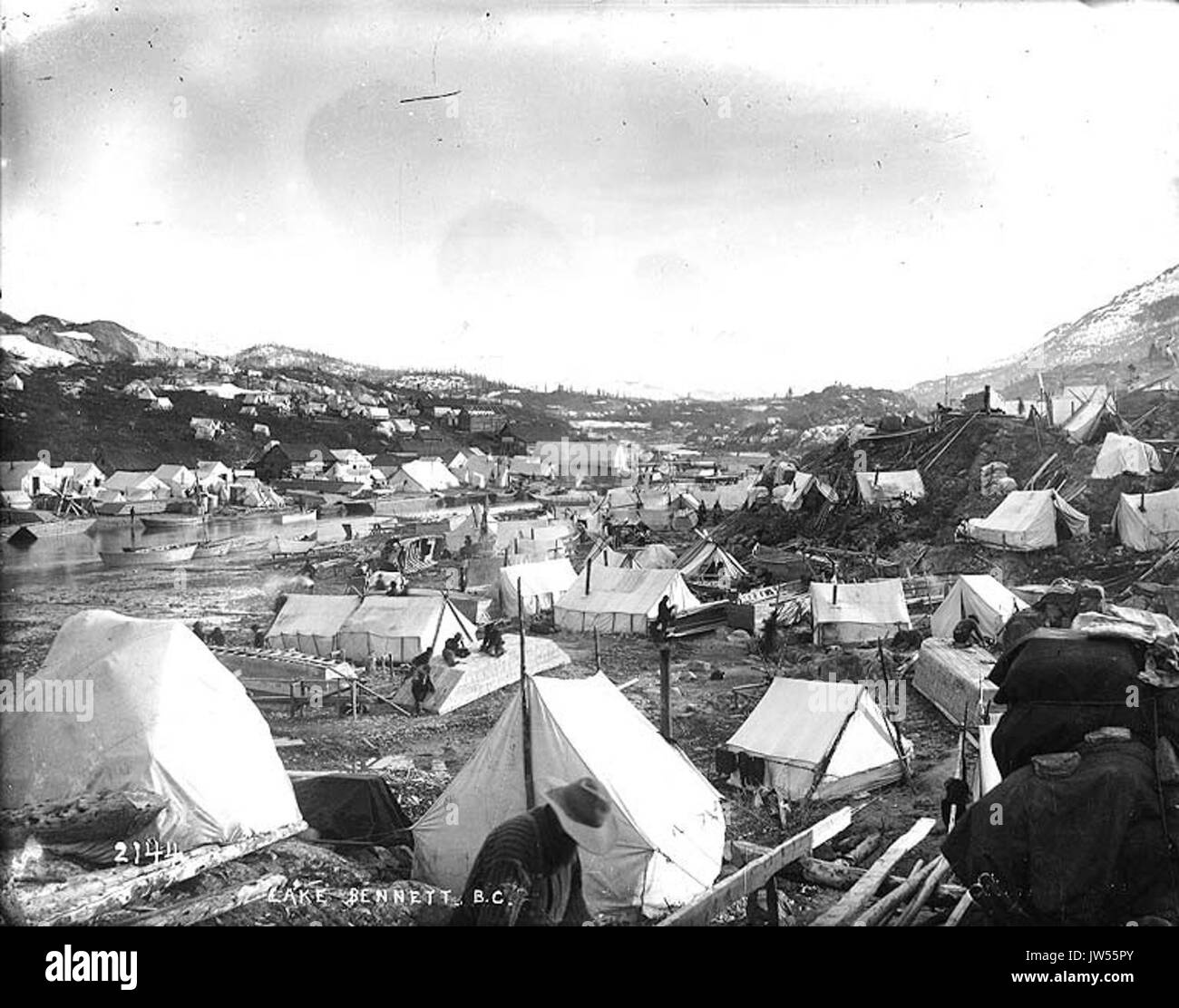 Bennett lake Black and White Stock Photos & Images - Alamy