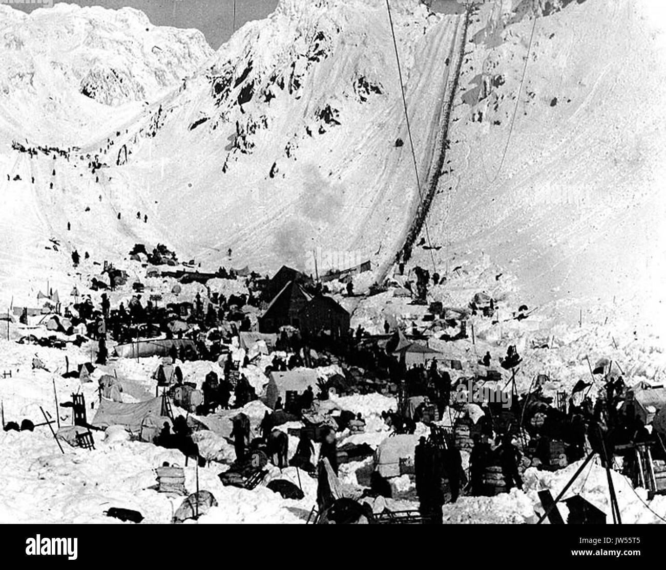 Chilkoot pass Black and White Stock Photos & Images - Alamy