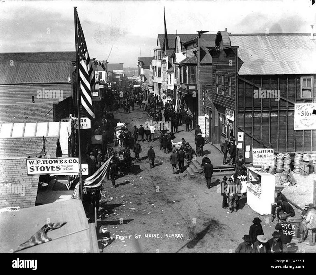 Map of nome alaska hi-res stock photography and images - Alamy