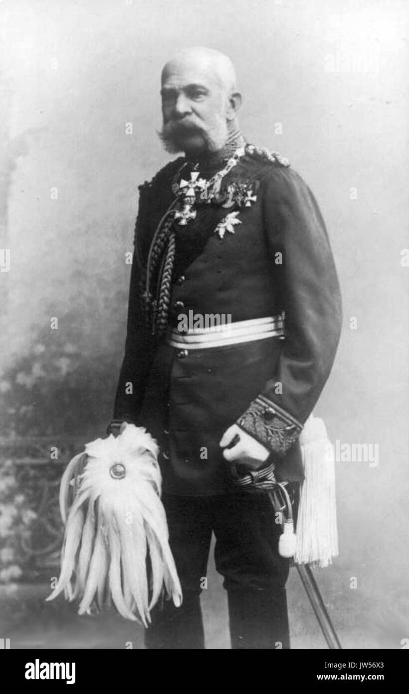 Franz Josef as Prussian GFM ca 1900 Stock Photo - Alamy