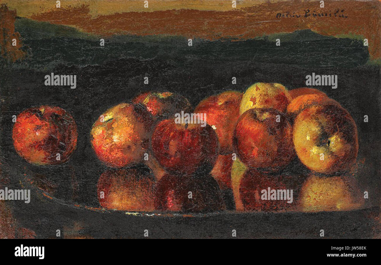 Octav Bancila Natura statica cu mere (2 Stock Photo - Alamy