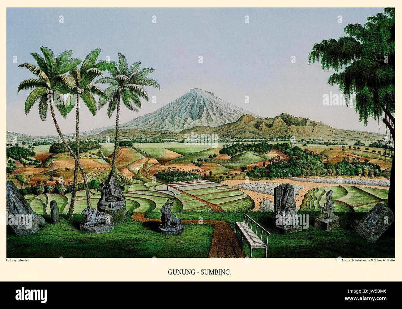 Sumbing volcano in java hi-res stock photography and images - Alamy