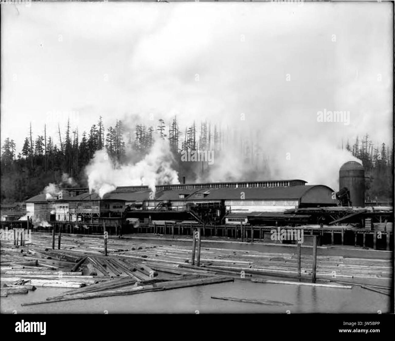 Logging mills Black and White Stock Photos & Images - Alamy