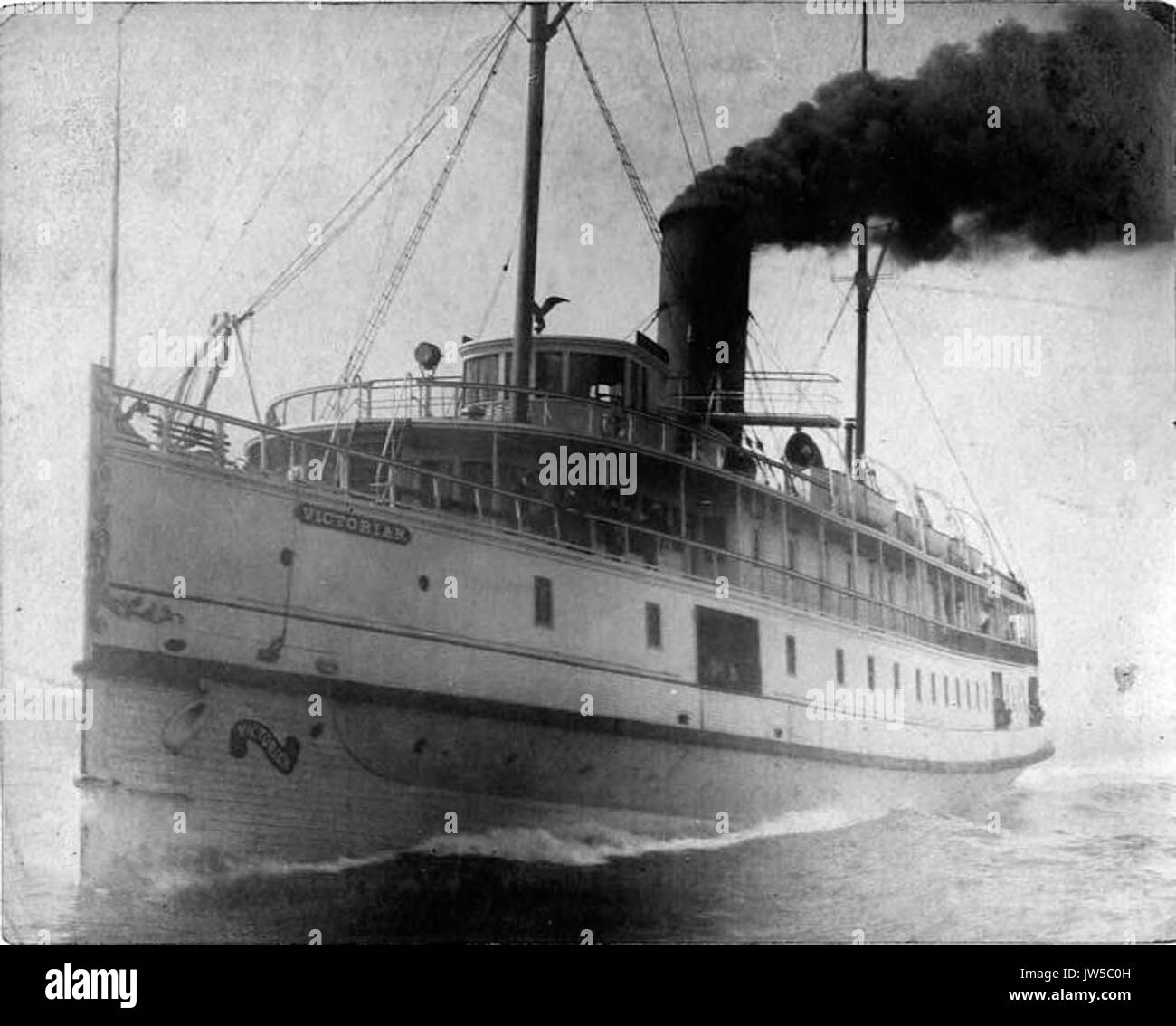 Victorian steamship Black and White Stock Photos & Images - Alamy