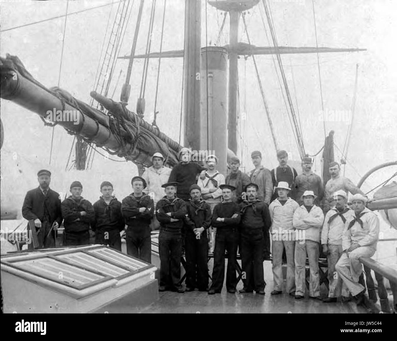 Deck unidentified sailing vessel hi-res stock photography and images ...