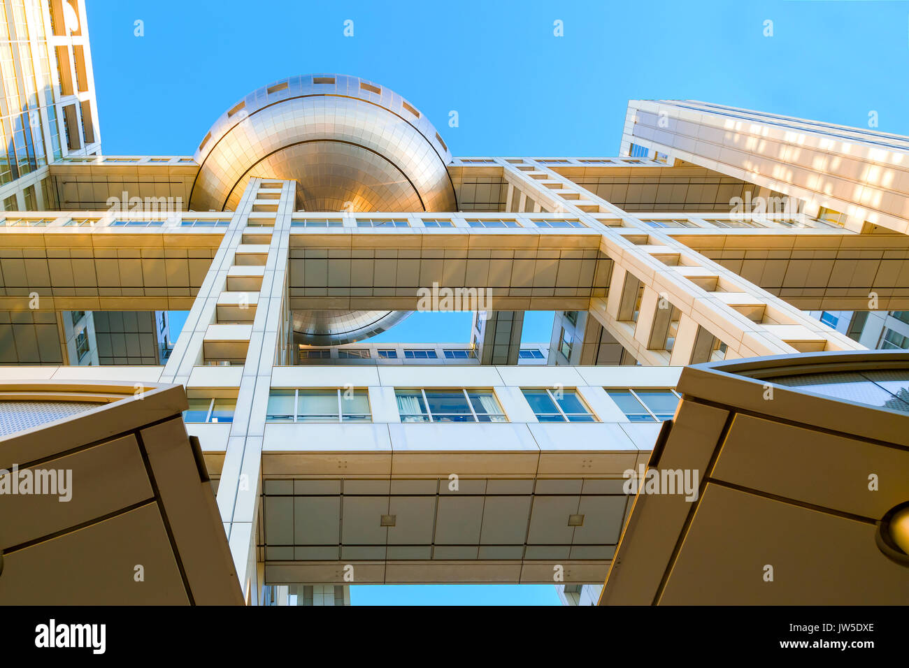 Fuji T.V. headquarters Building in Odaiba, Japan Stock Photo - Alamy