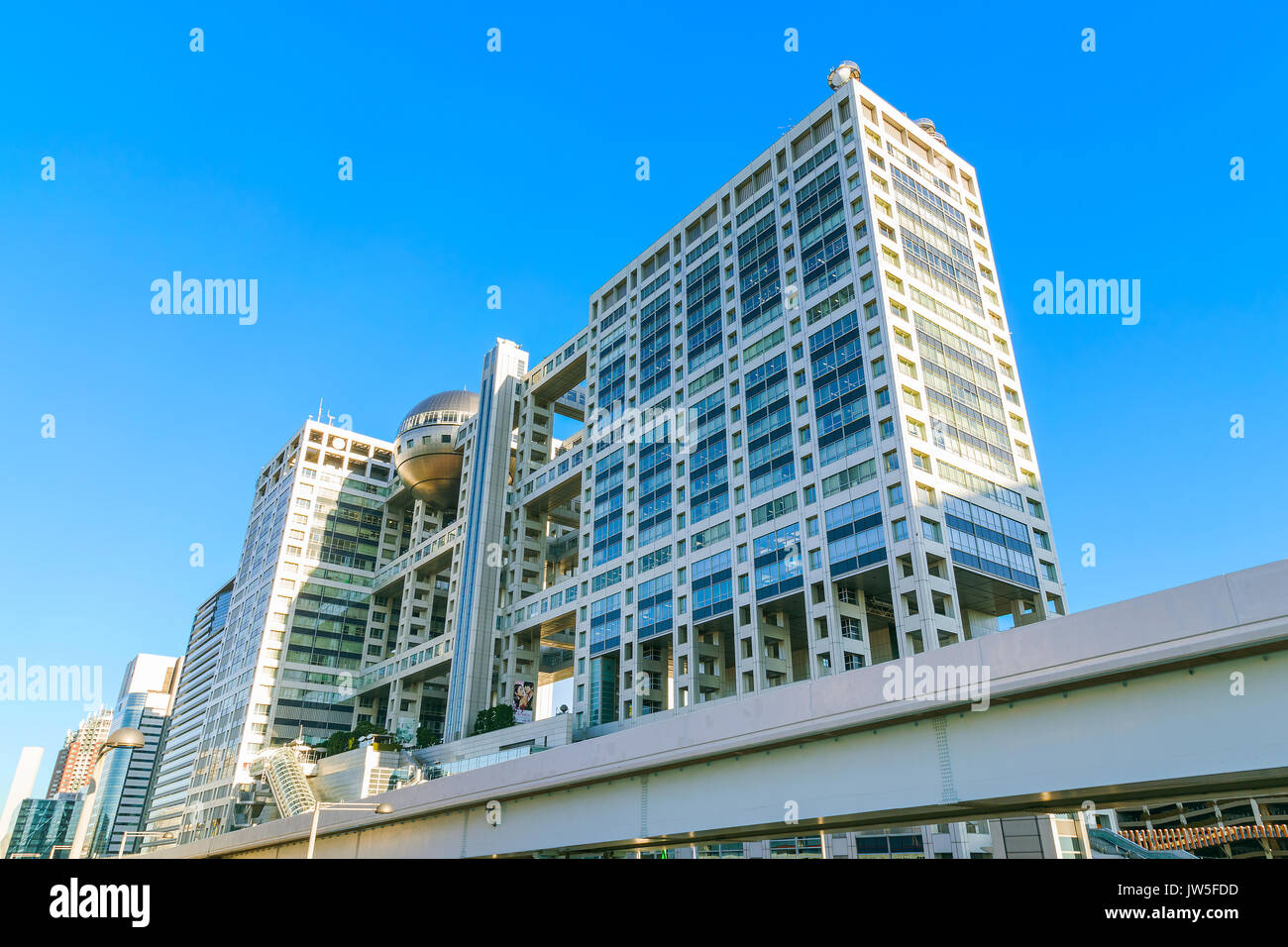 Fuji T.V. headquarters Building in Odaiba, Japan Stock Photo - Alamy