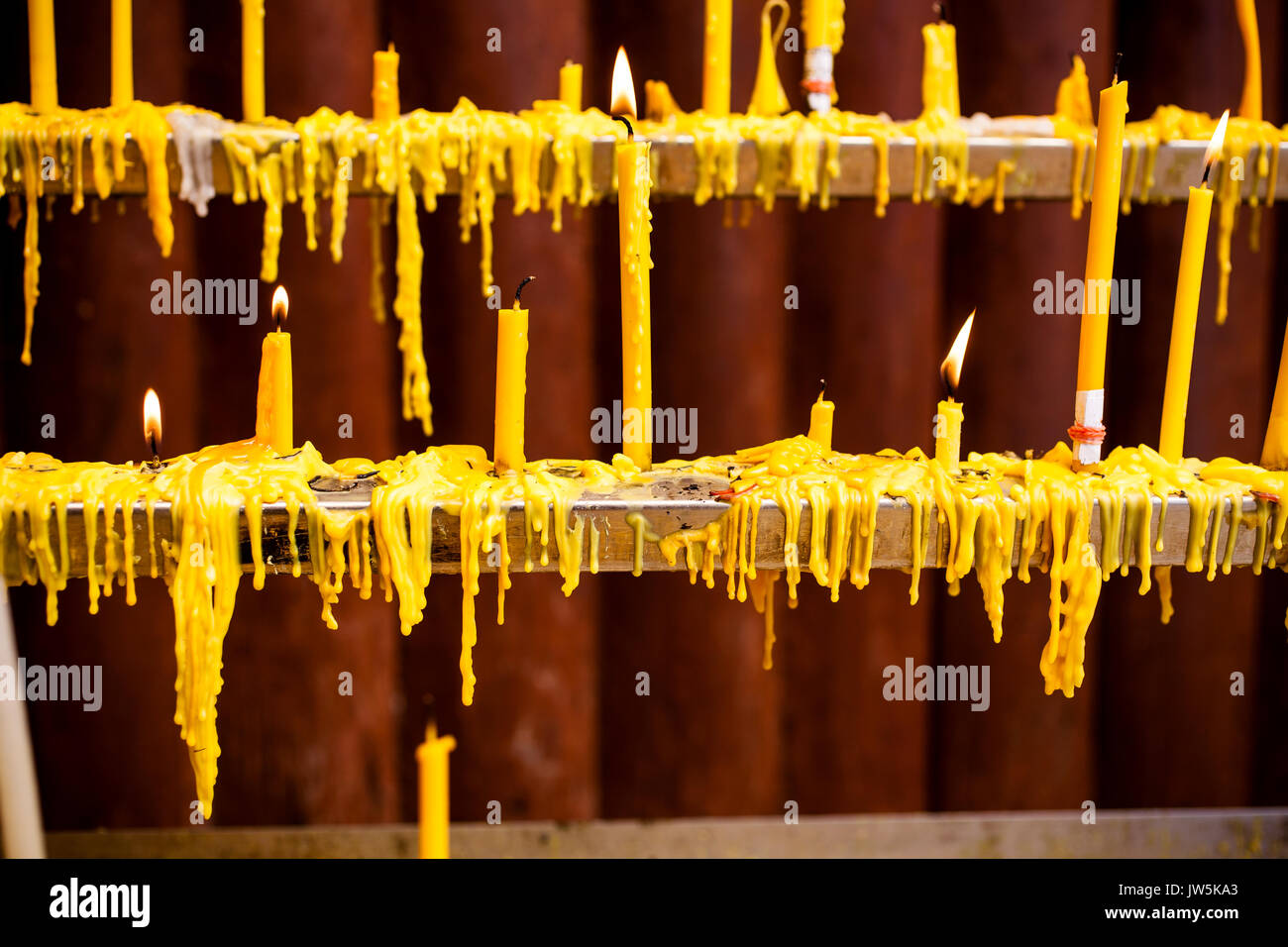 candle light in the temple Stock Photo - Alamy