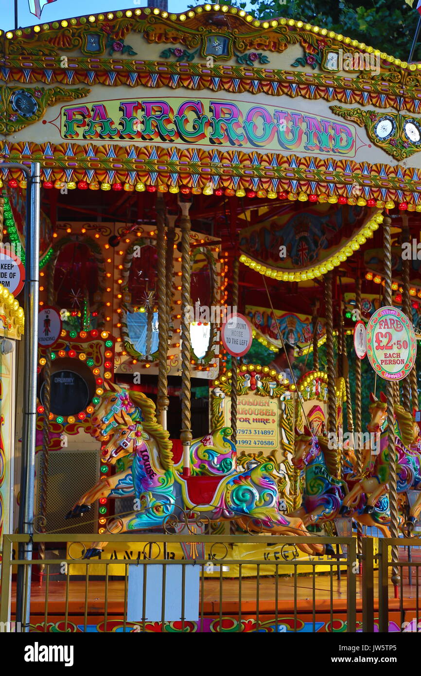 Southbank carousel fairground ride london hi-res stock photography and ...