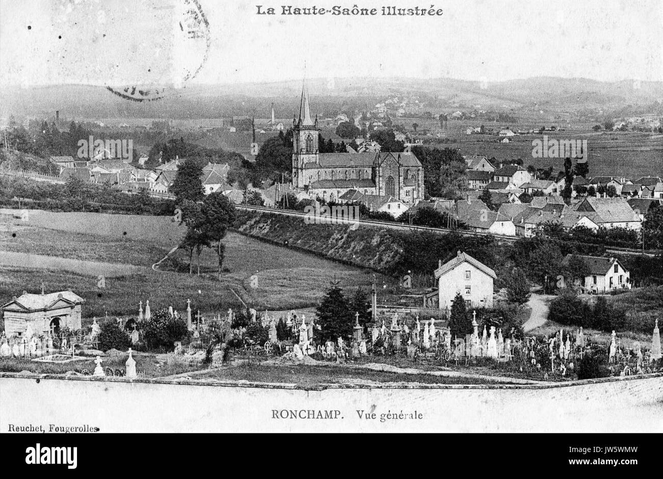 Panorama Ronchamp XIXe S Stock Photo - Alamy