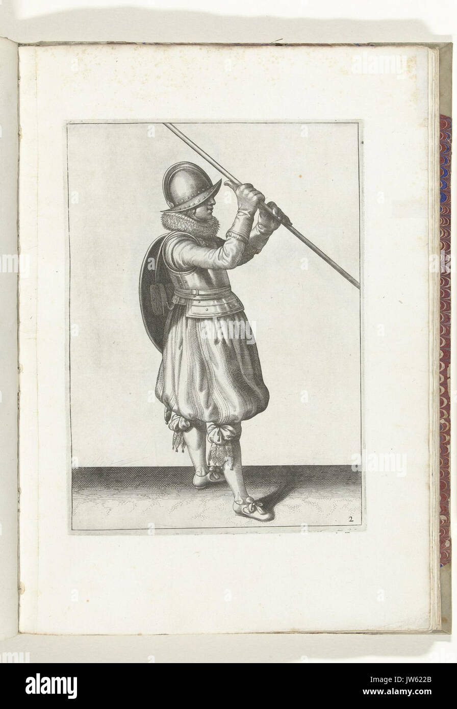 002 (pikeman) Book illustrations of Nassausche wapen handelinge, van ...