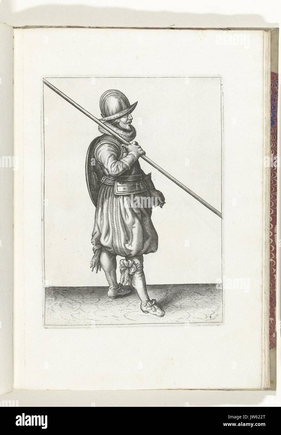 004 (pikeman) Book illustrations of Nassausche wapen handelinge, van ...