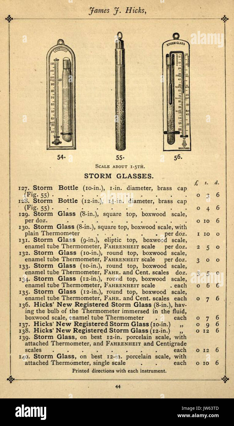 ''storm glass'' not window hi-res stock photography and images - Alamy