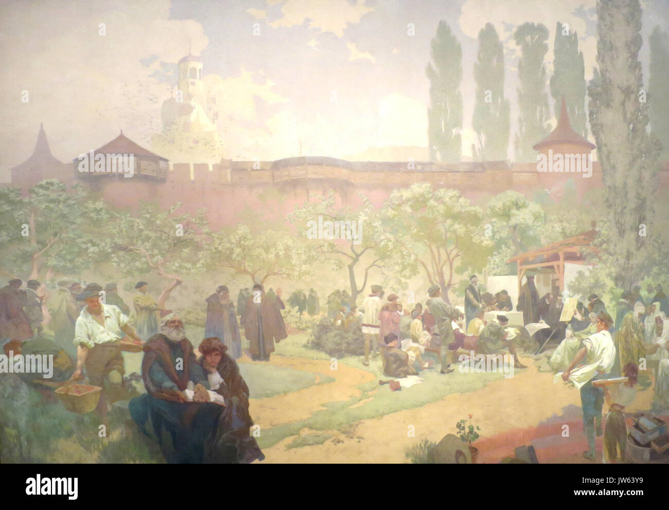 Painting by artist alphonse mucha hi-res stock photography and images ...