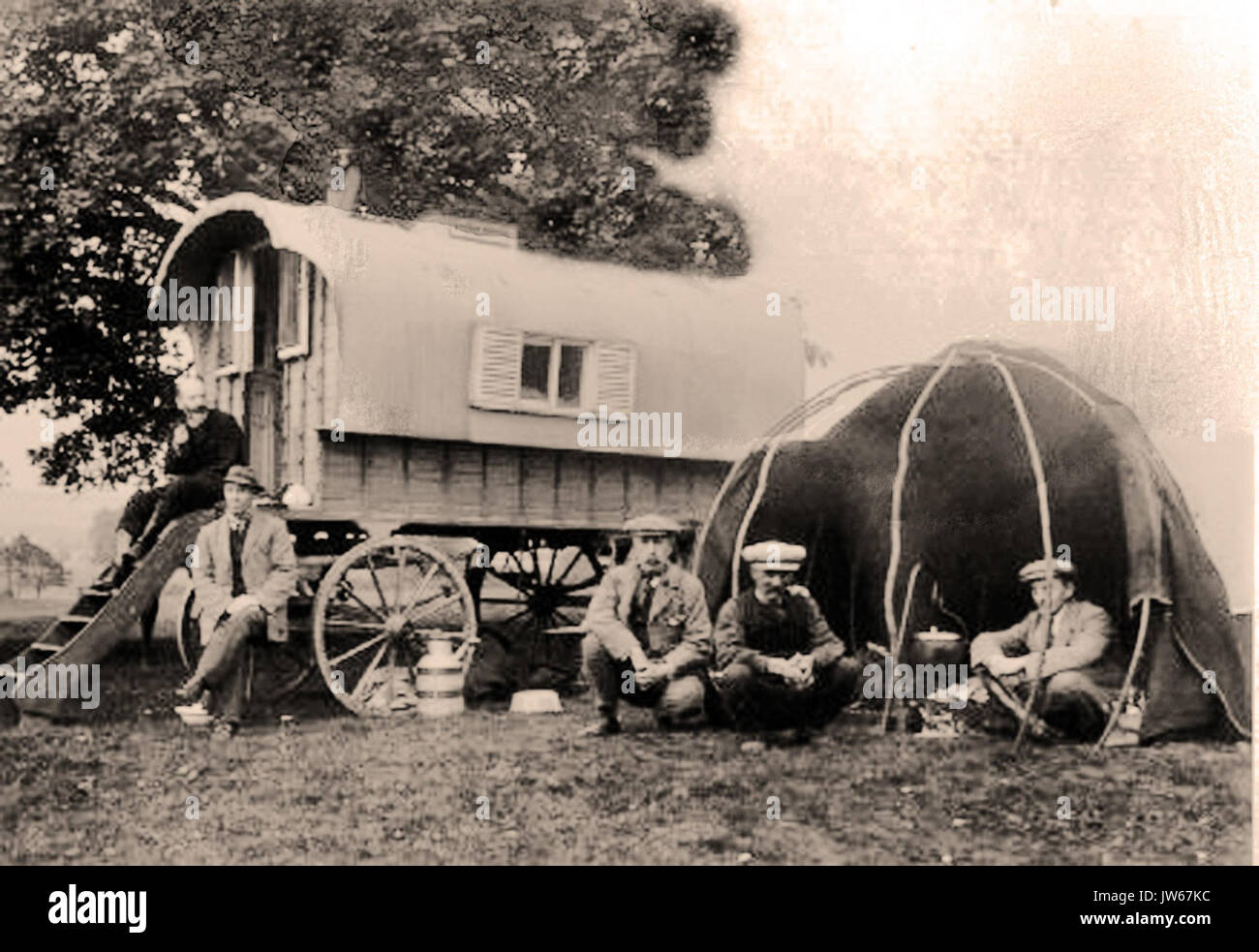 Romany Vardo of the English Gypsies Stock Photo - Alamy