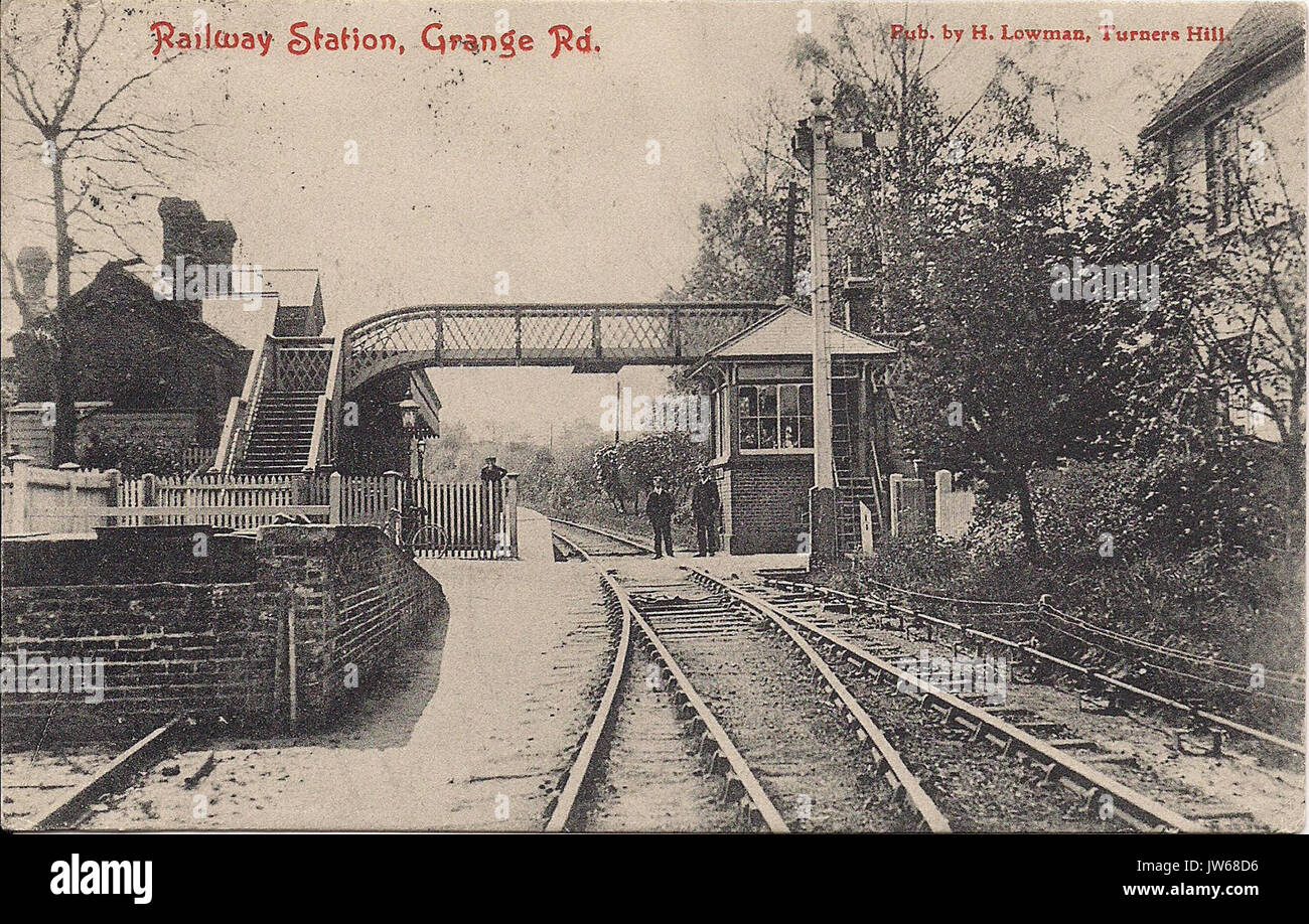Grange road railway station hi-res stock photography and images - Alamy