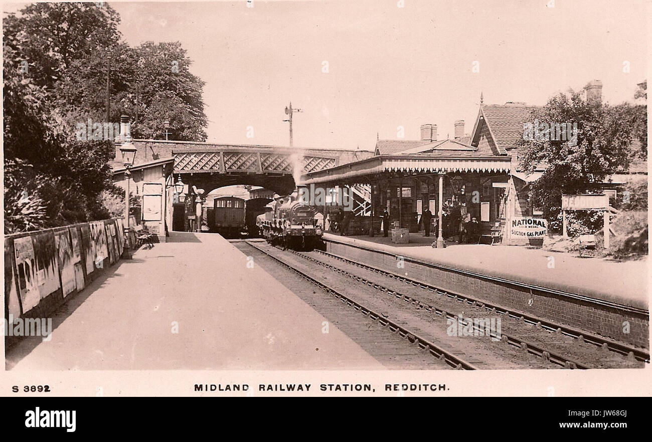 Redditch map hi-res stock photography and images - Alamy