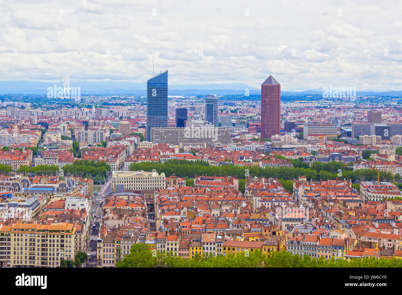 Lyon park aerial hi-res stock photography and images - Alamy