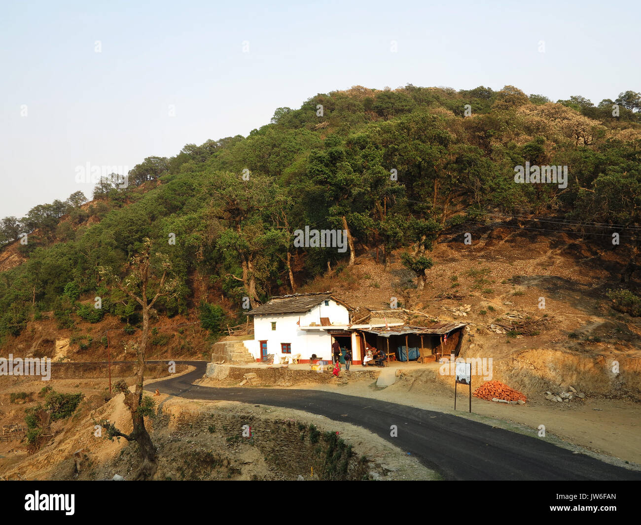 Small shop at the forest road going from Tulla Kote to Tamli Village on ...
