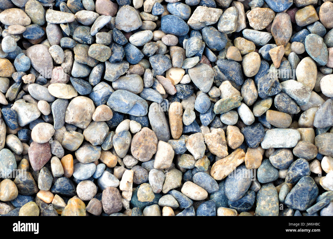 Natural Polished Pebbles or Gravels as Natural Background Stock Photo ...