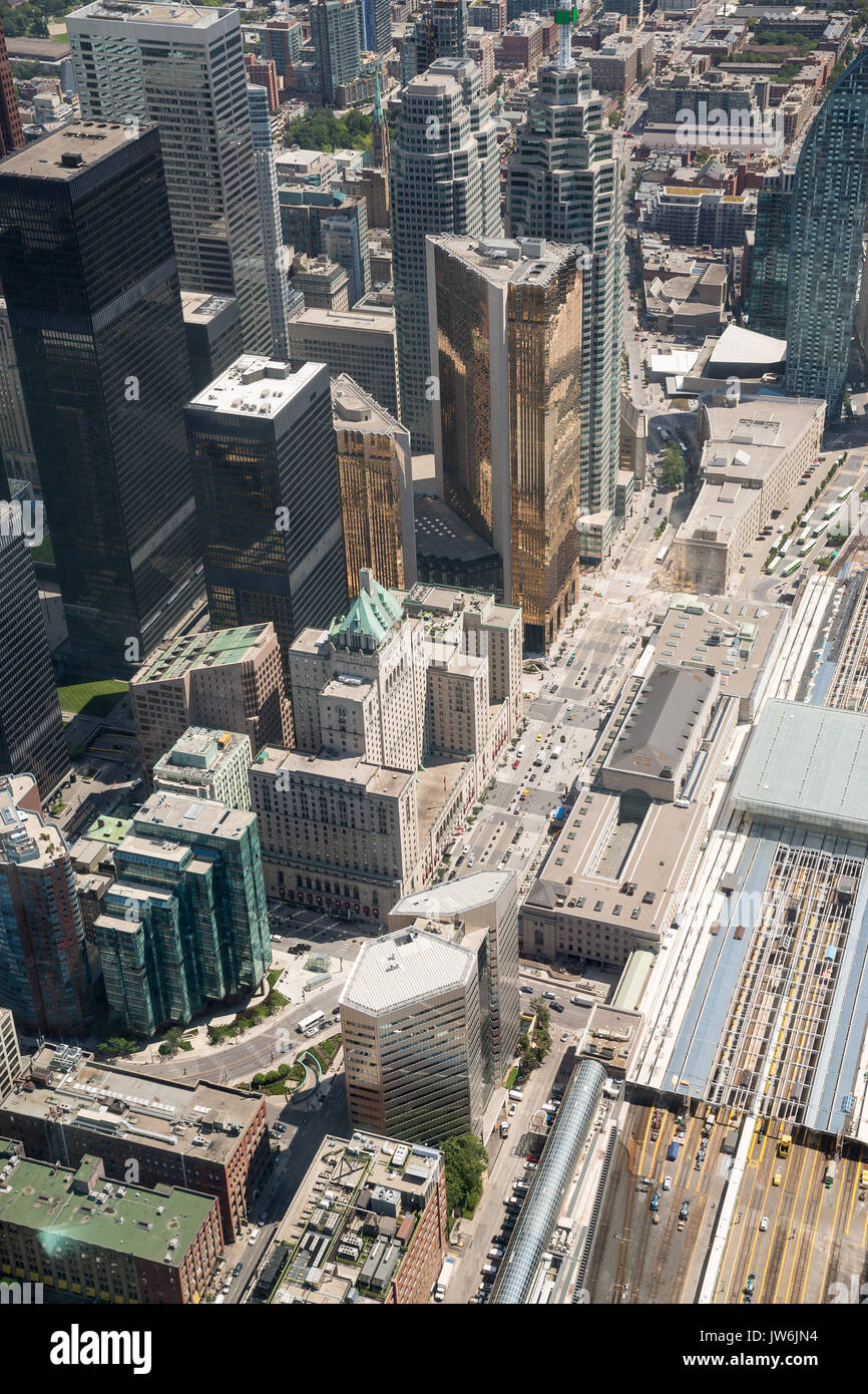 The amazing view from the Tower in Toronto Ontario Stock Photo - Alamy